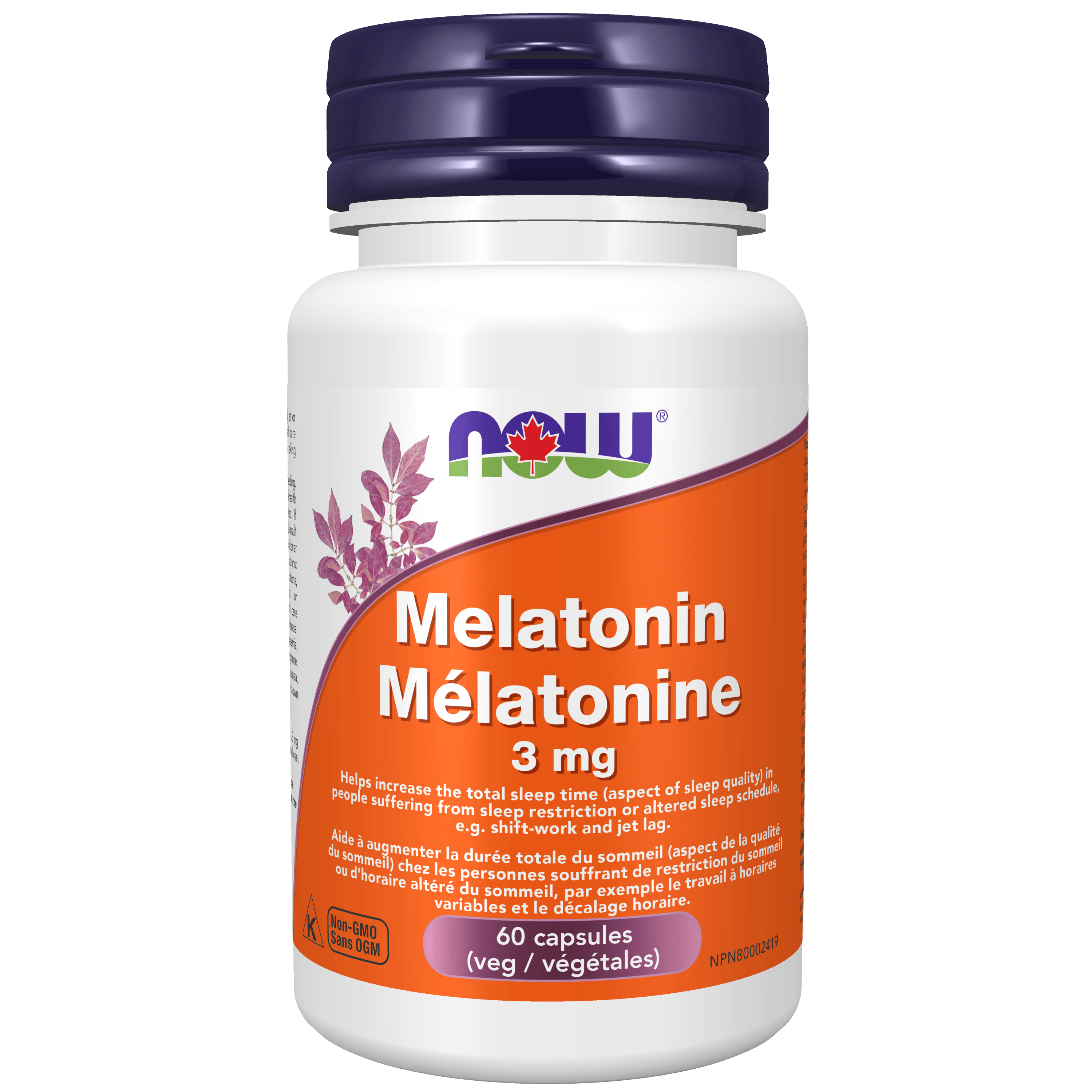 NOW Melatonin 5mg 60 Veg Capsules