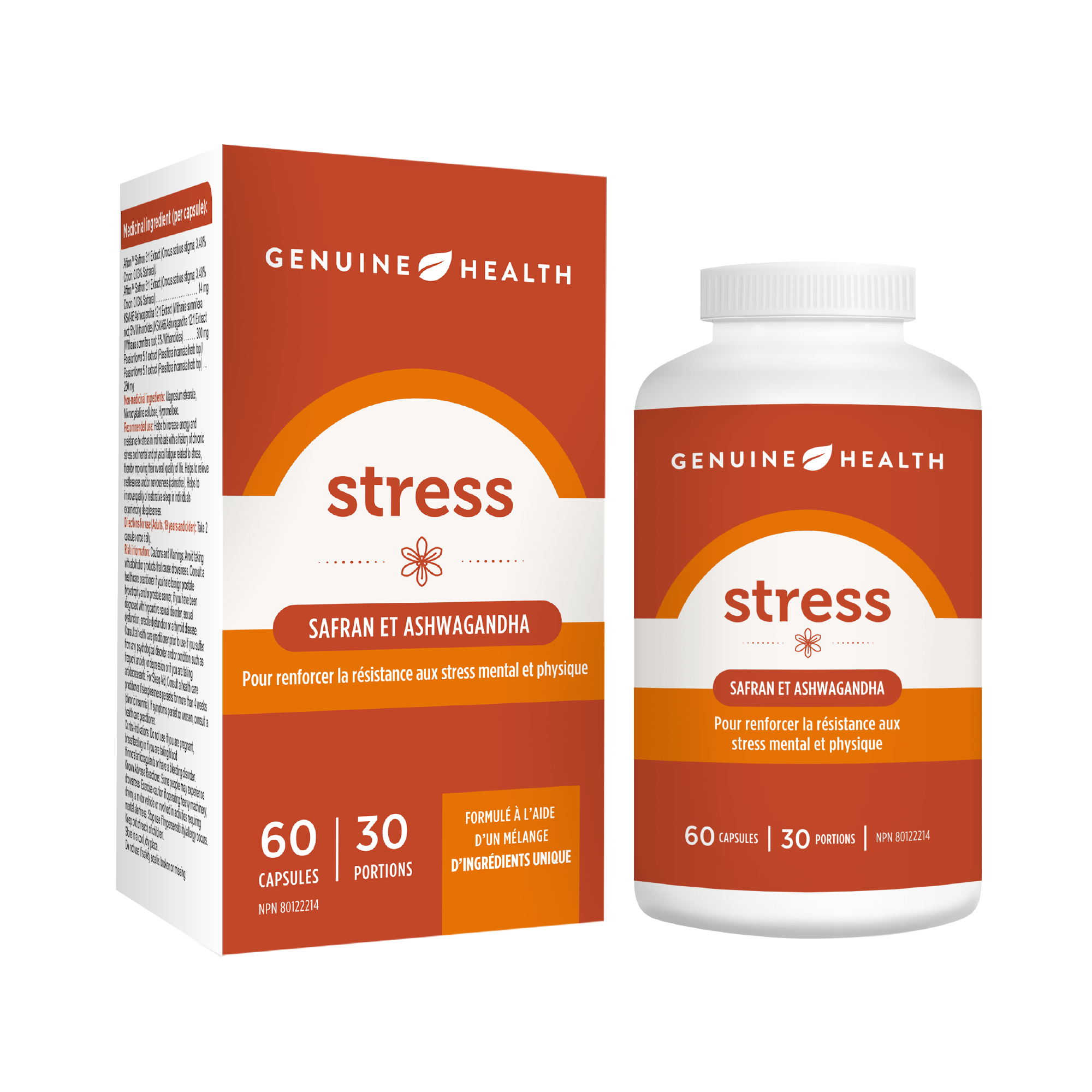 Genuine Health Stress 60 Capsules