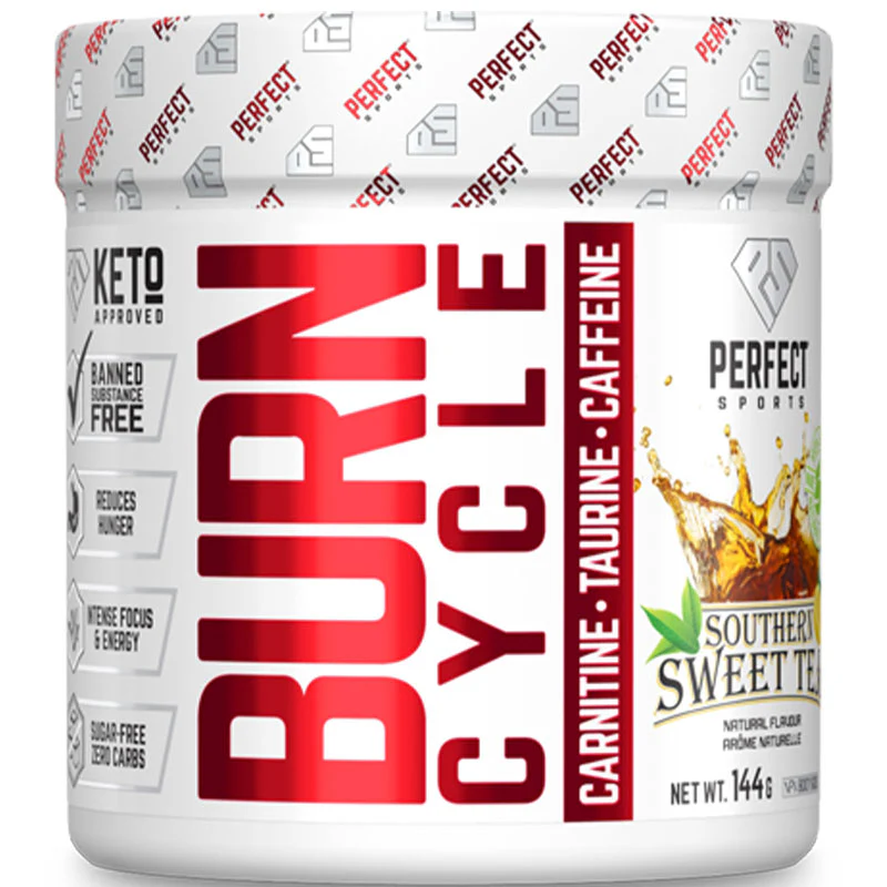 Perfect Sports BURN CYCLE: Thermogenic Southern Sweet Tea 144g