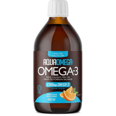 AquaOmega Omega-3 High EPA Orange 450mL