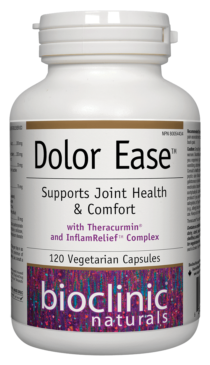 Bioclinic Naturals Dolor Ease 120 Veg Capsules