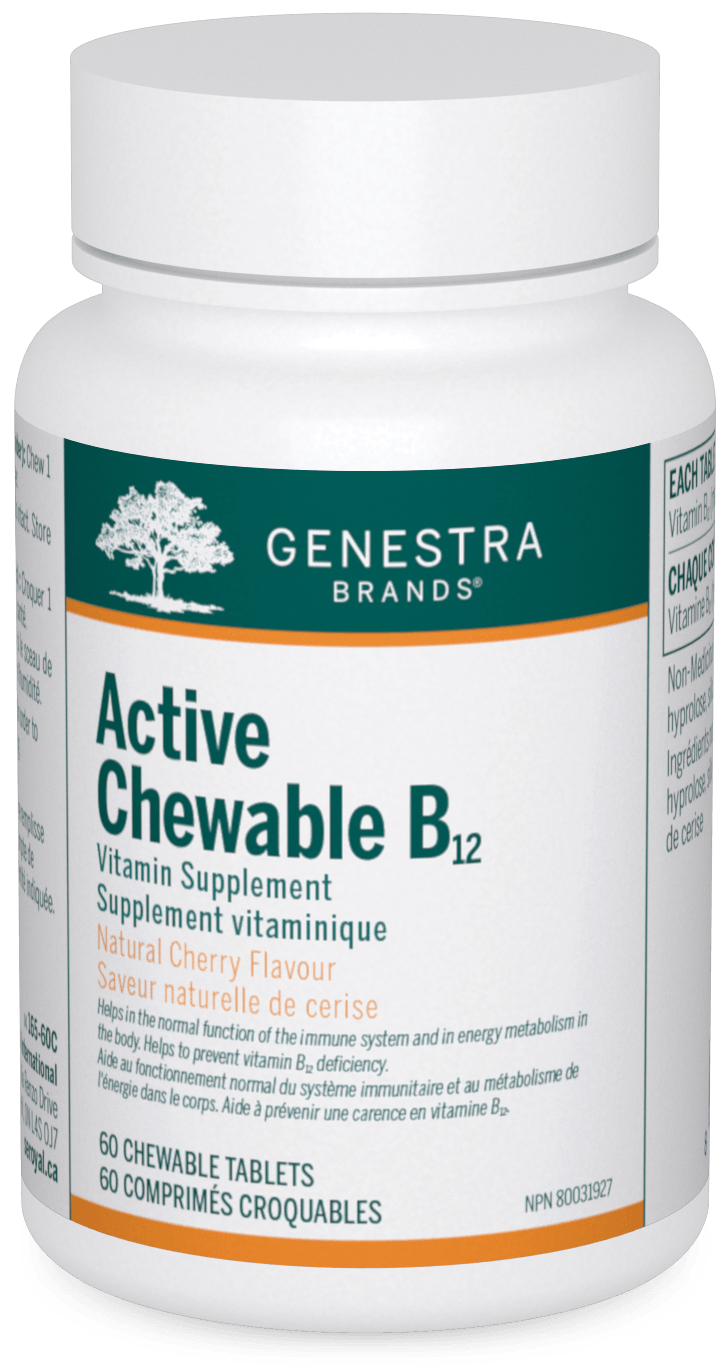 Genestra Active B12 60 Chewable Tablets