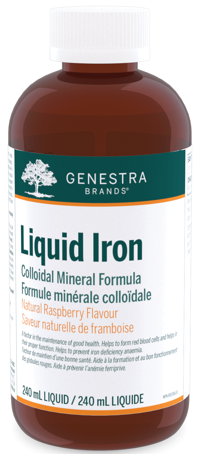 Genestra Liquid Iron Raspberry 240mL