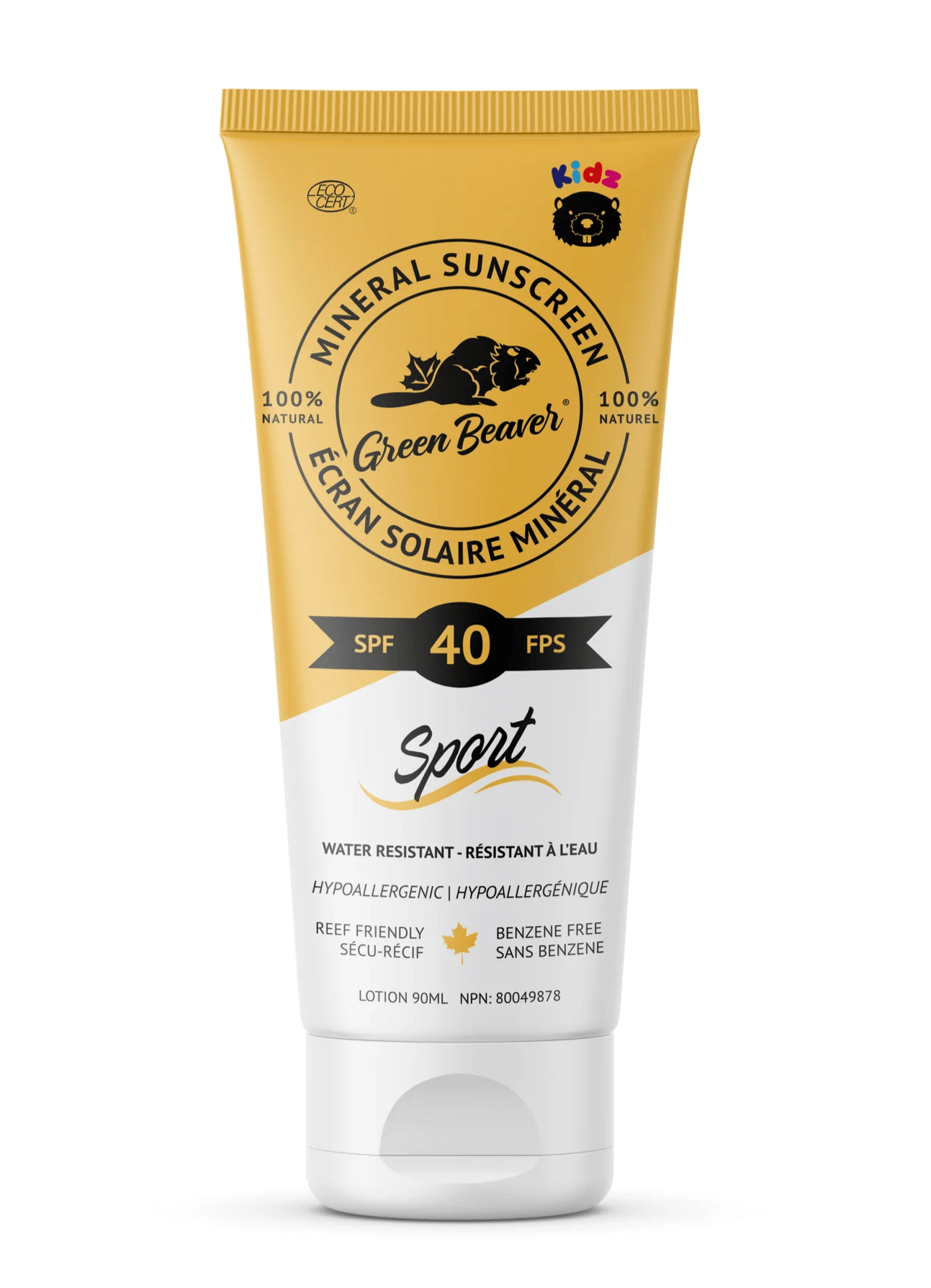 Green Beaver SPF 40 Kid Lotion 90mL