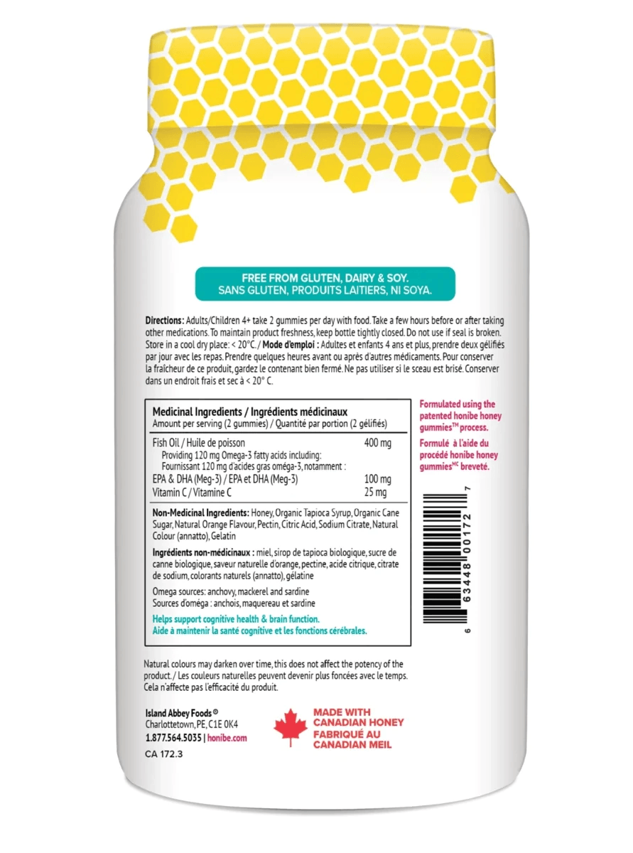 Honibe Omega 3 60 Gummies