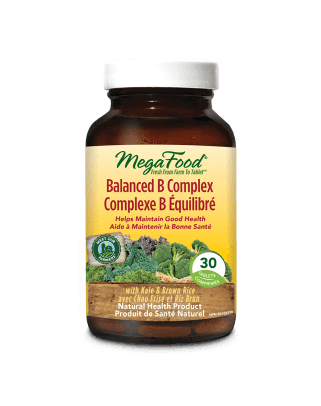 MegaFood Balanced B Complex 30 Tablets