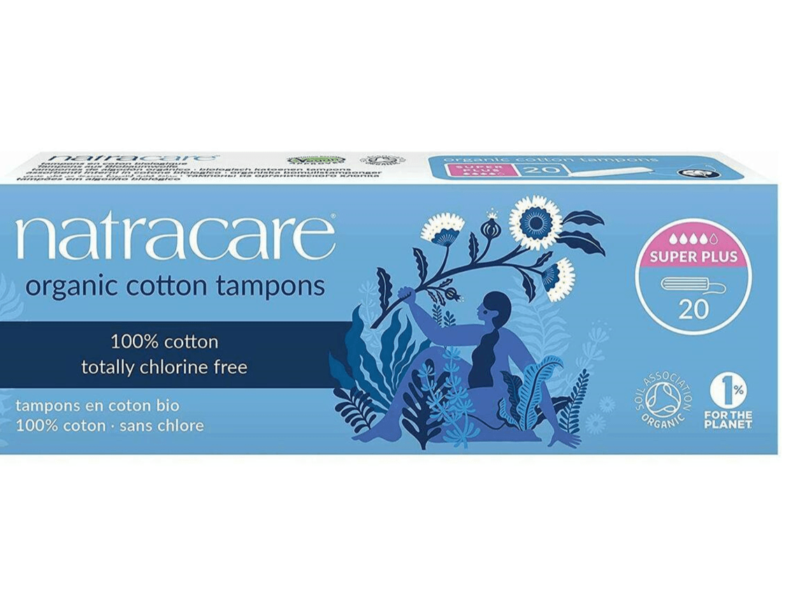 Natracare Organic Cotton Super Plus Tampons 20 Tampons