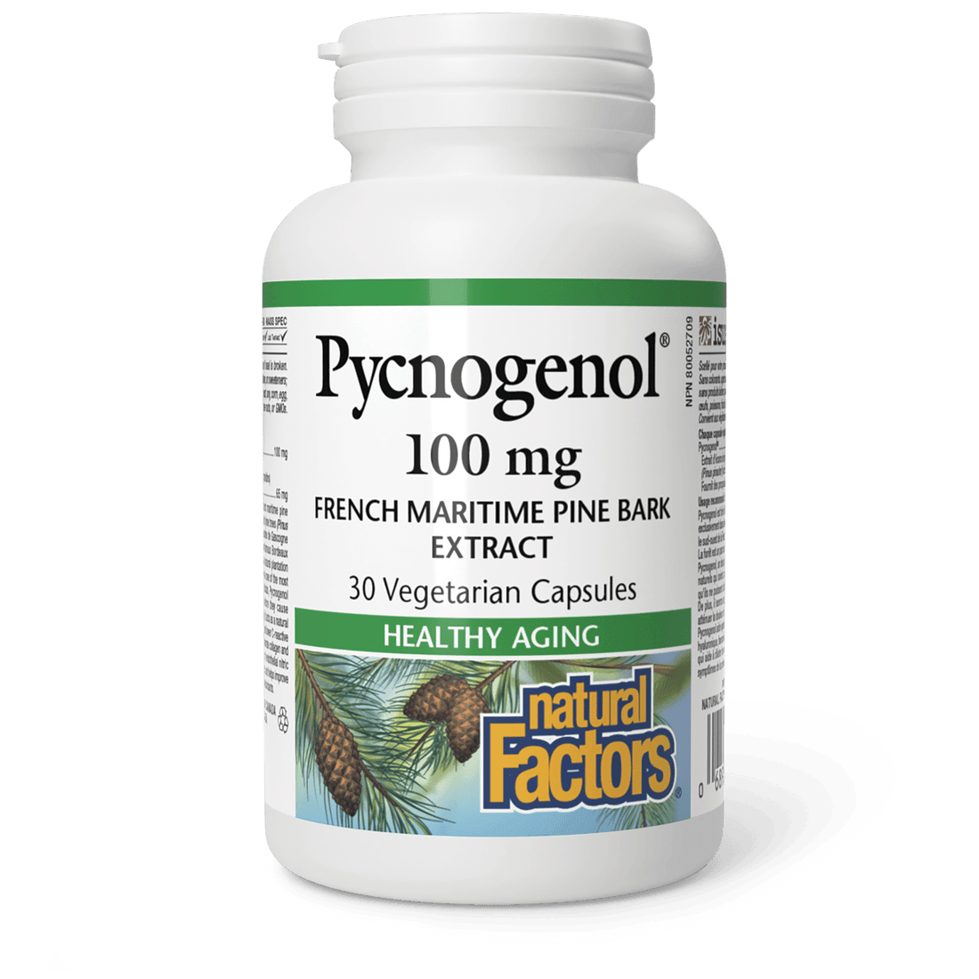 Natural Factors Pycnogenol 100mg 30 Veg Capsules