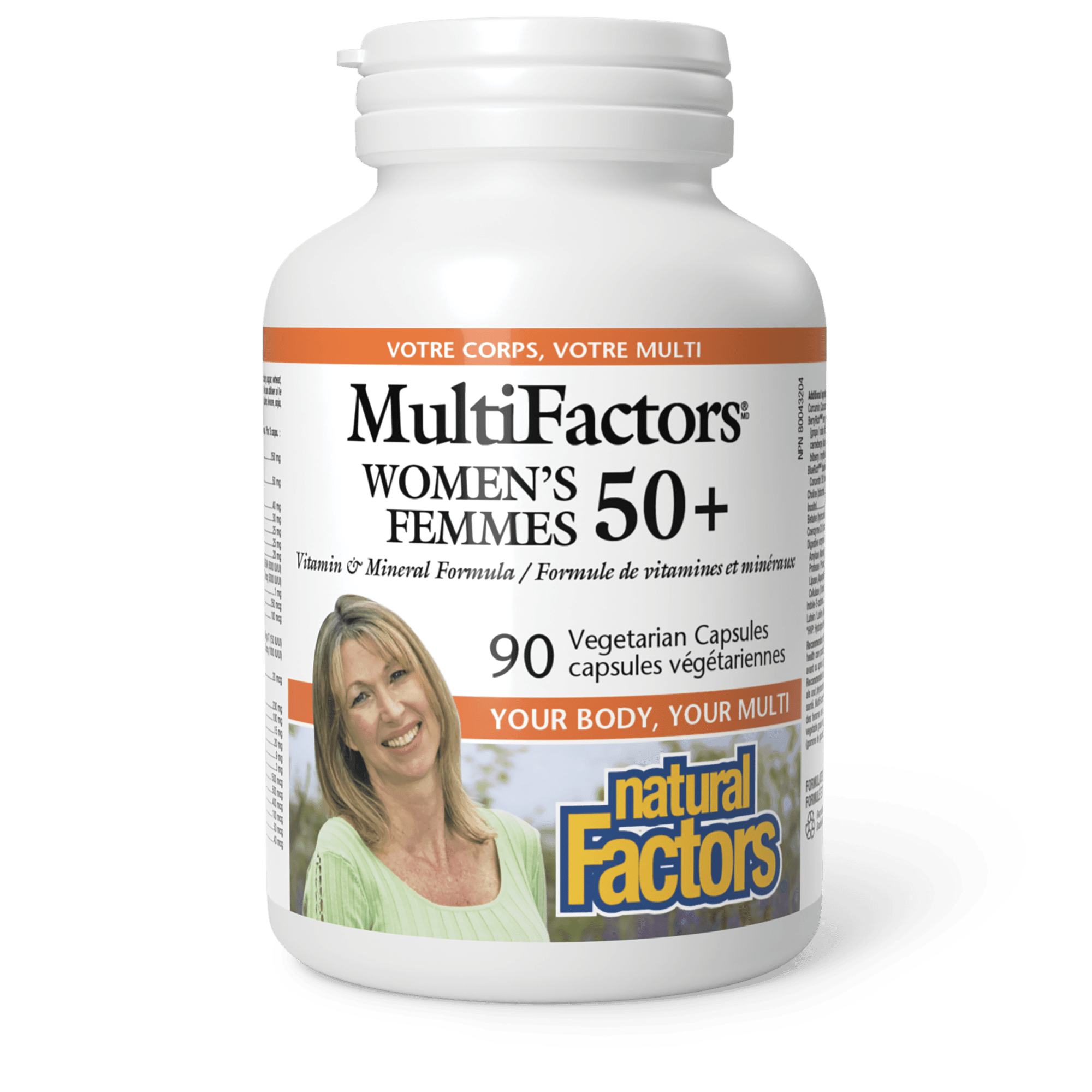 Natural Factors Women’s 50+ MultiFactors 90 Veg Capsules