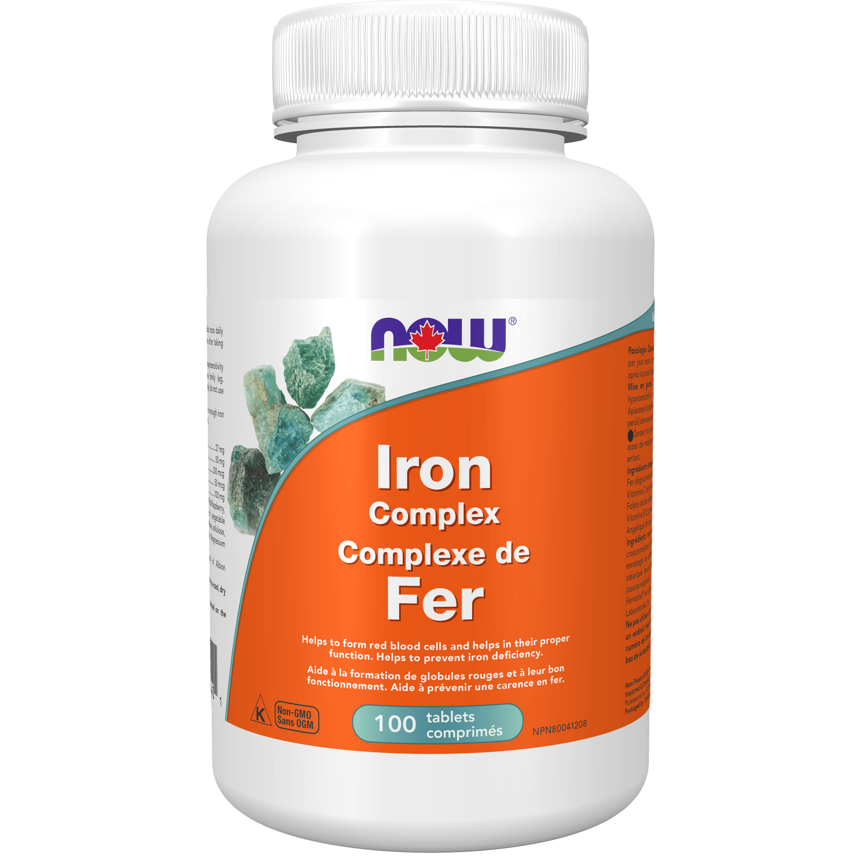 NOW Iron Complex 100 Tablets