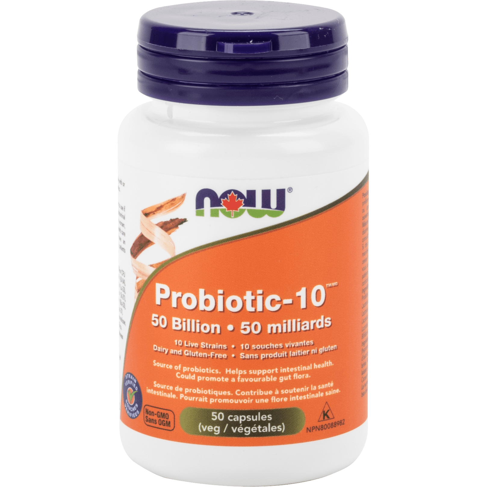 NOW Probiotic-10 50 Billion 50 Veg Capsules