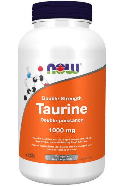 NOW Taurine 1000mg 250 Veg Capsules