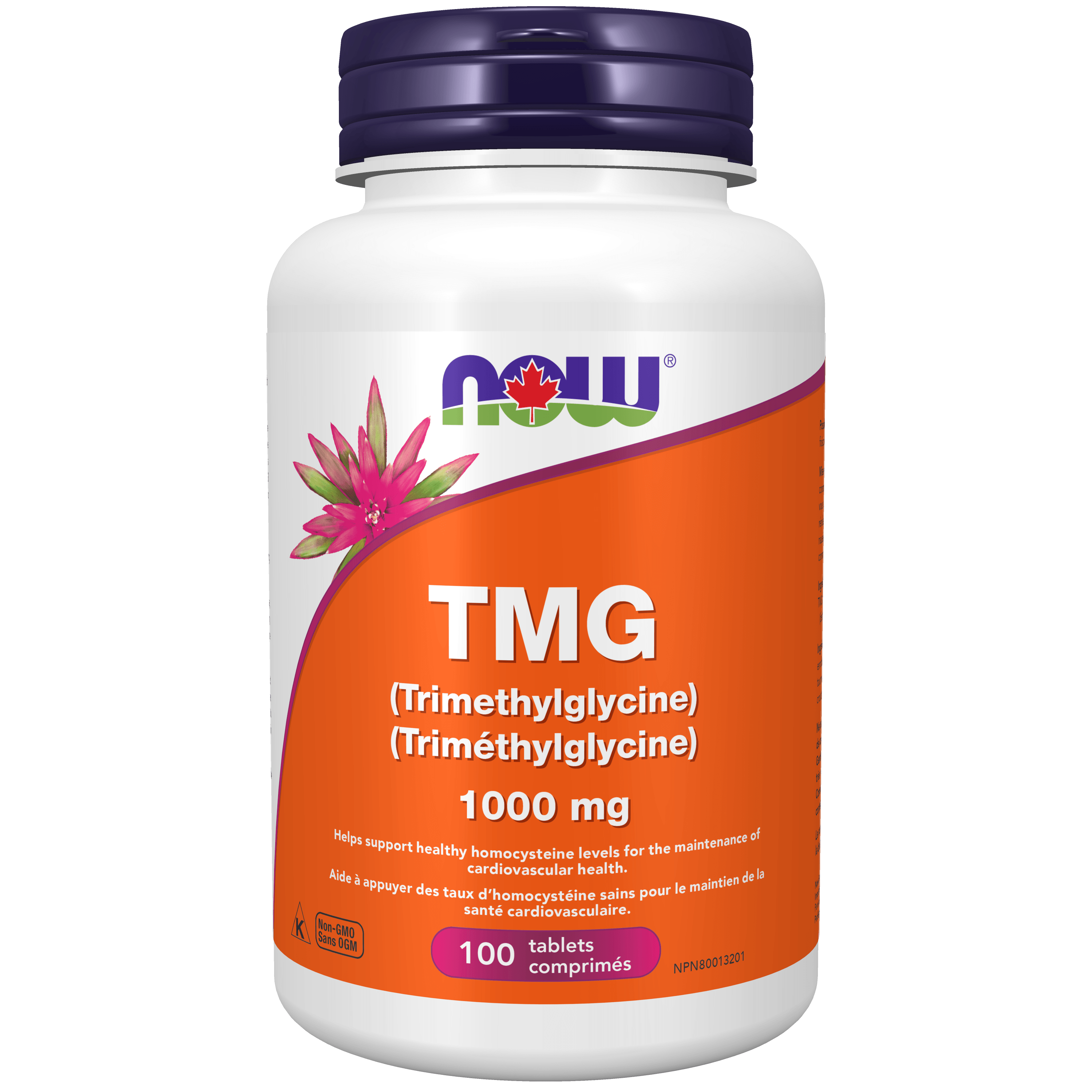 NOW TMG (Trimethylglycine) 1000mg 100 Tablets
