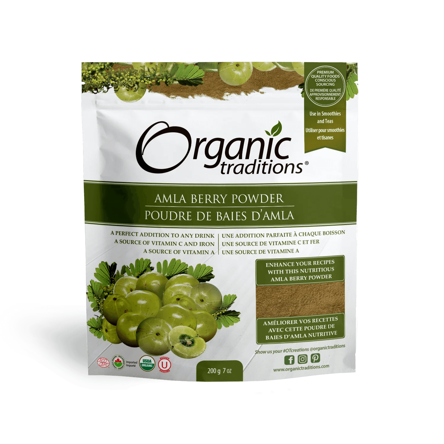 Organic Traditions Amla Berry Powder 200g