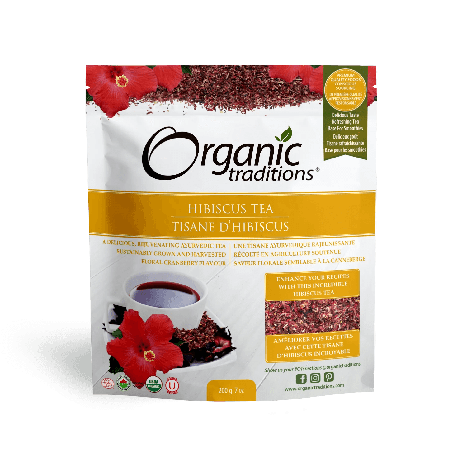 Organic Traditions Hibiscus Tea 200g