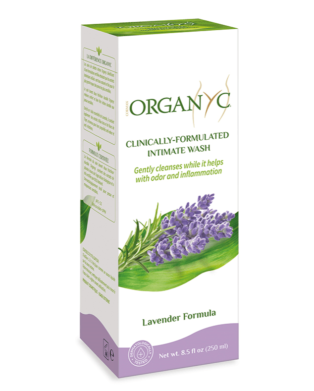 Organyc Feminine Hygiene Wash With Lavender 250mL