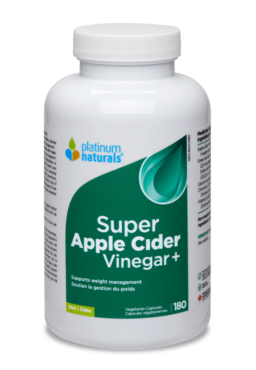 Platinum Naturals Super Apple Cider Vinegar+ 180 Veg Capsules