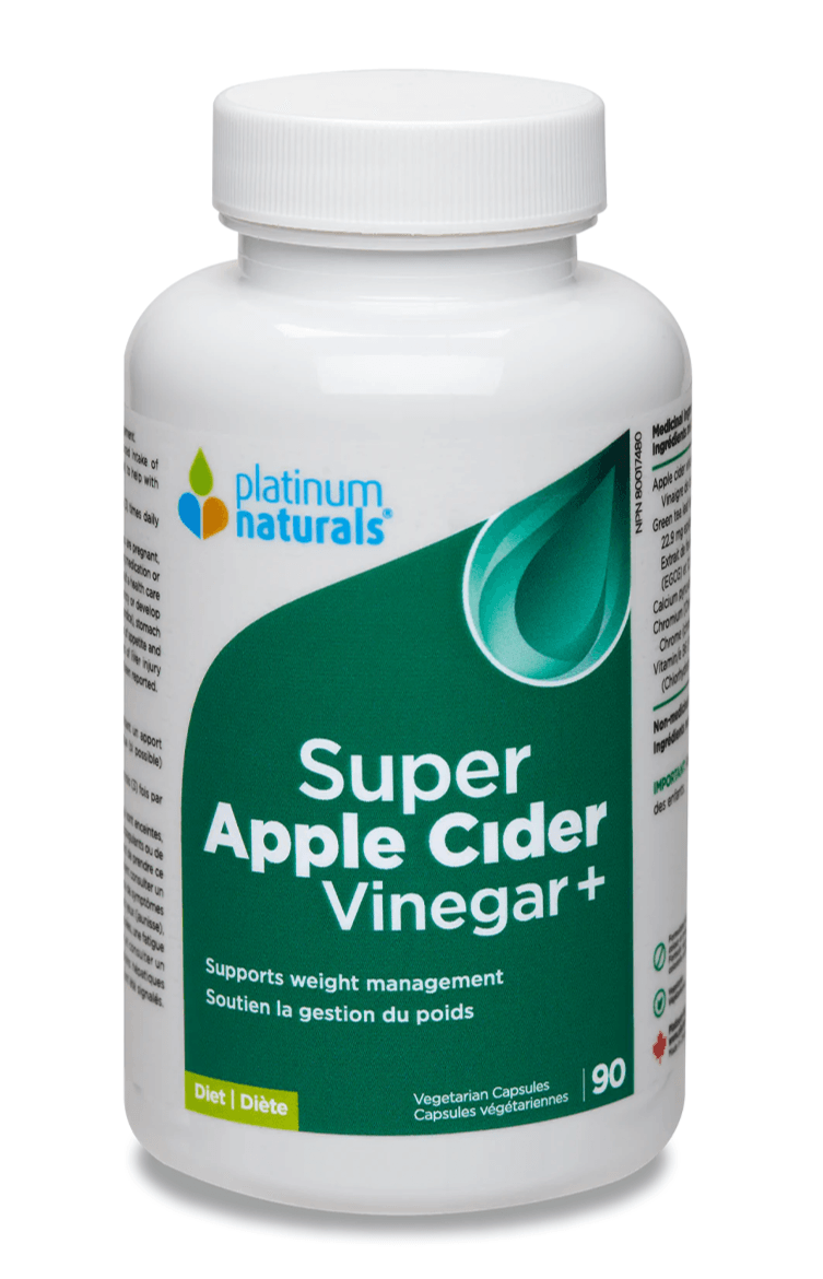 Platinum Naturals Super Apple Cider Vinegar+ 90 Veg Capsules