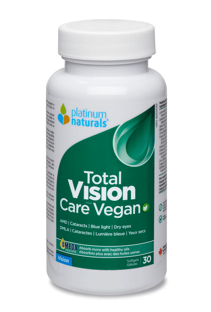 Platinum Naturals Total Vision Care Vegan 30 Vegan Liquid Capsules