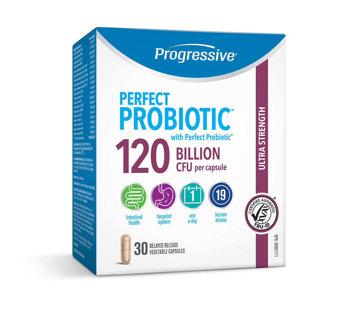 Progressive Perfect Probiotic 120B 30 Capsules