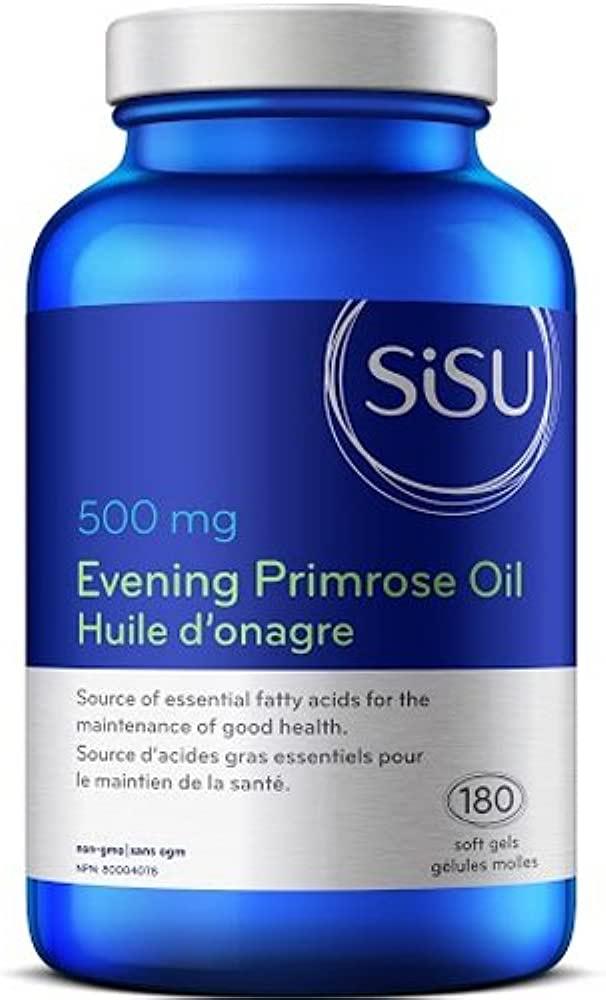 Sisu Evening Primrose Oil 500mg 180 Softgels