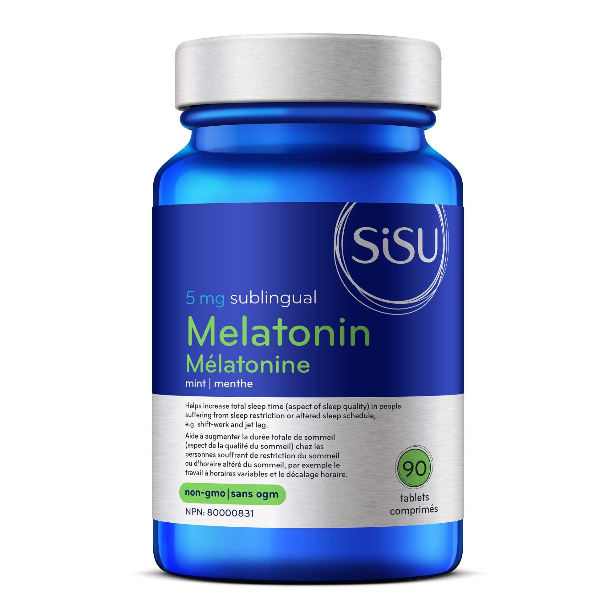 Sisu Melatonin 5mg Mint 90 Sublingual Tablets