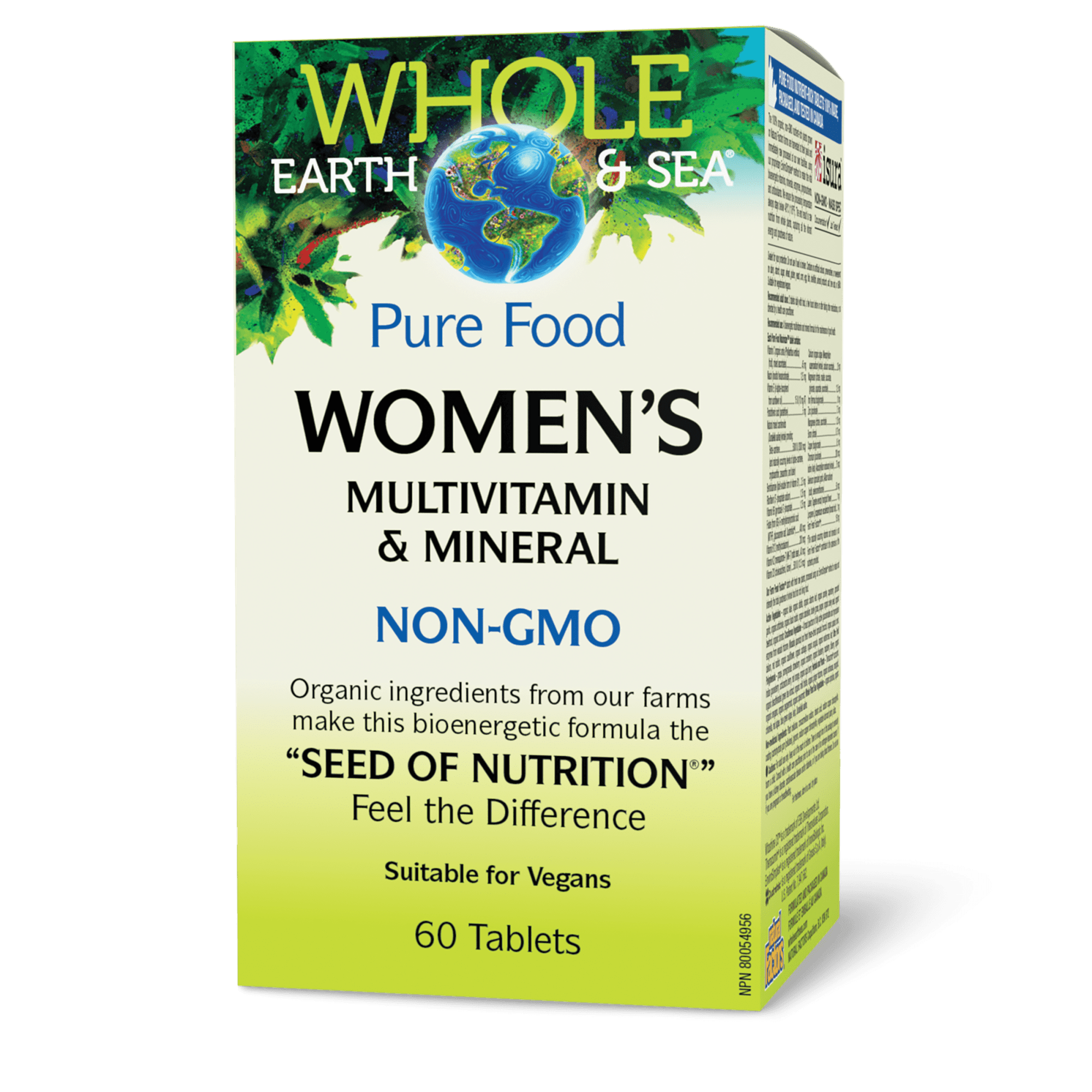 Whole Earth & Sea Women’s Multivitamin & Mineral 60 Tablets